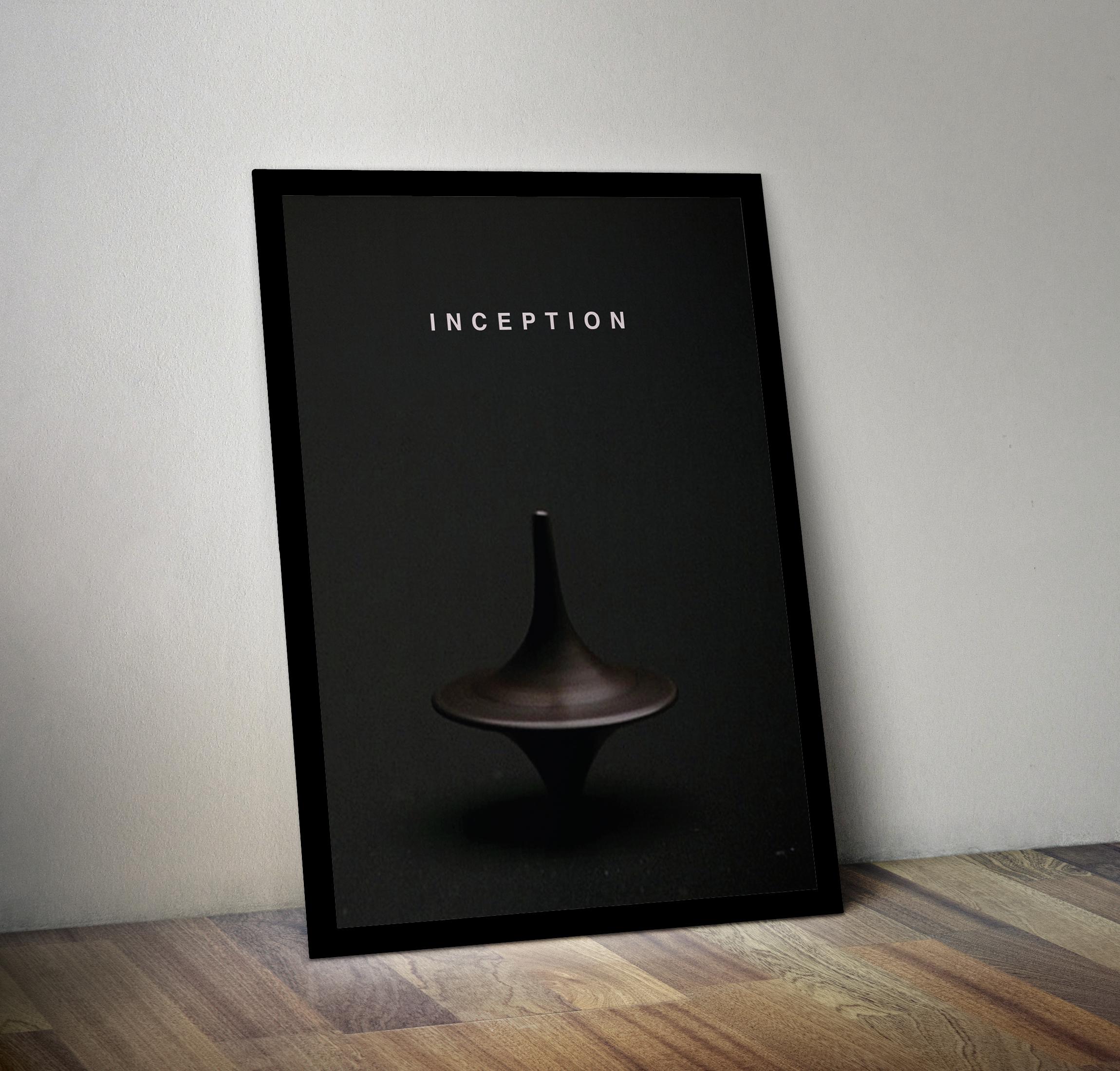 Inception Minimalist Poster - Sci-fi Thriller Art - Leonardo Dicaprio ...