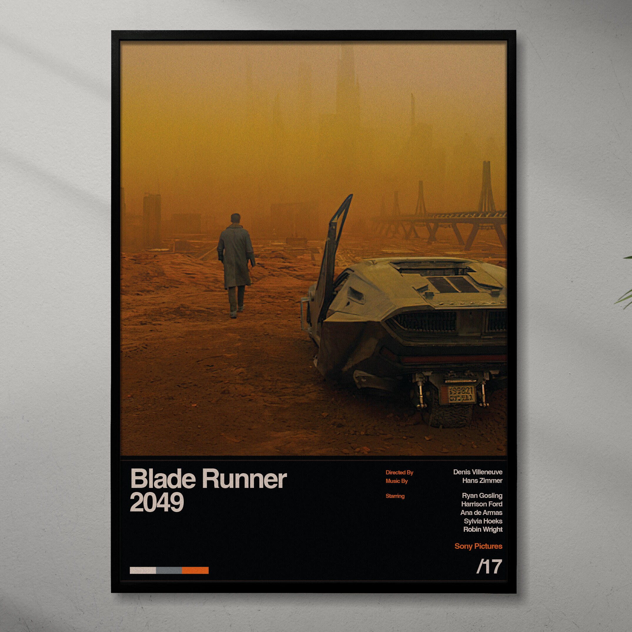 Blade Runner 2049 Movie Poster – Retro Minimalist Sci-fi Art (digital ...