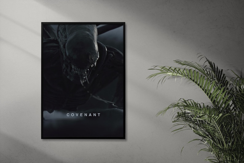 Alien Covenant Minimalist Movie Poster - Sci-fi Horror Film Art (A2 ...