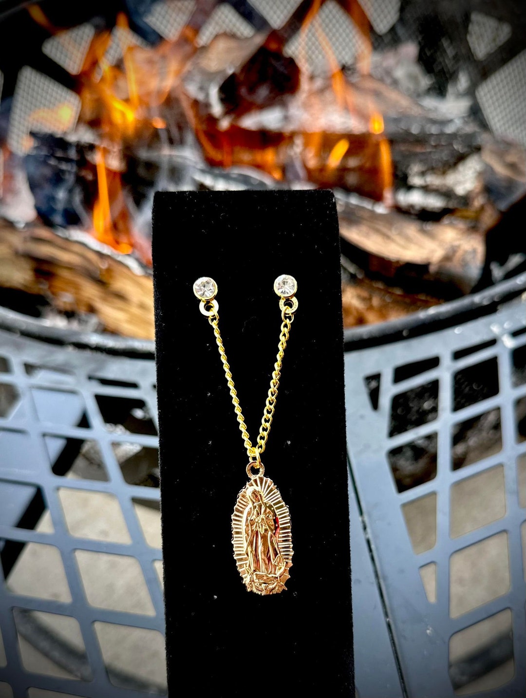 Virgin De Guadalupe Chain Pin Mexican Hat Pins Pins for Hats Cap Pins ...