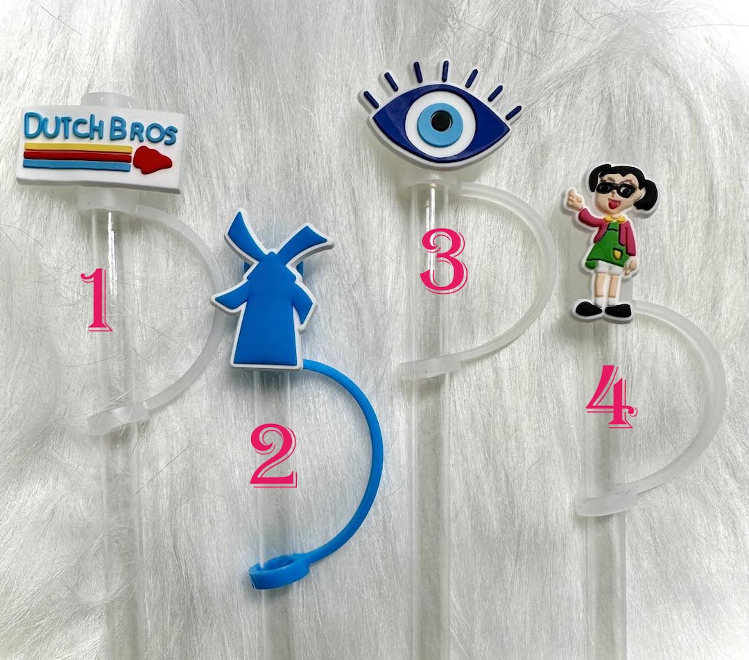 Straw Toppers Straw Accessories Straw Charms Charm Covers for Tumblers ...