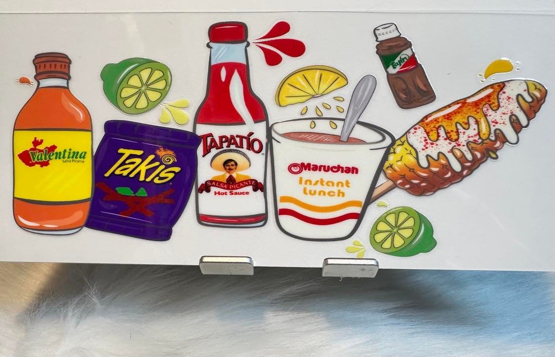 Mexican Snacks UV DTF Cup Transfer UVDTF High Quality Cup Wrap No Heat ...