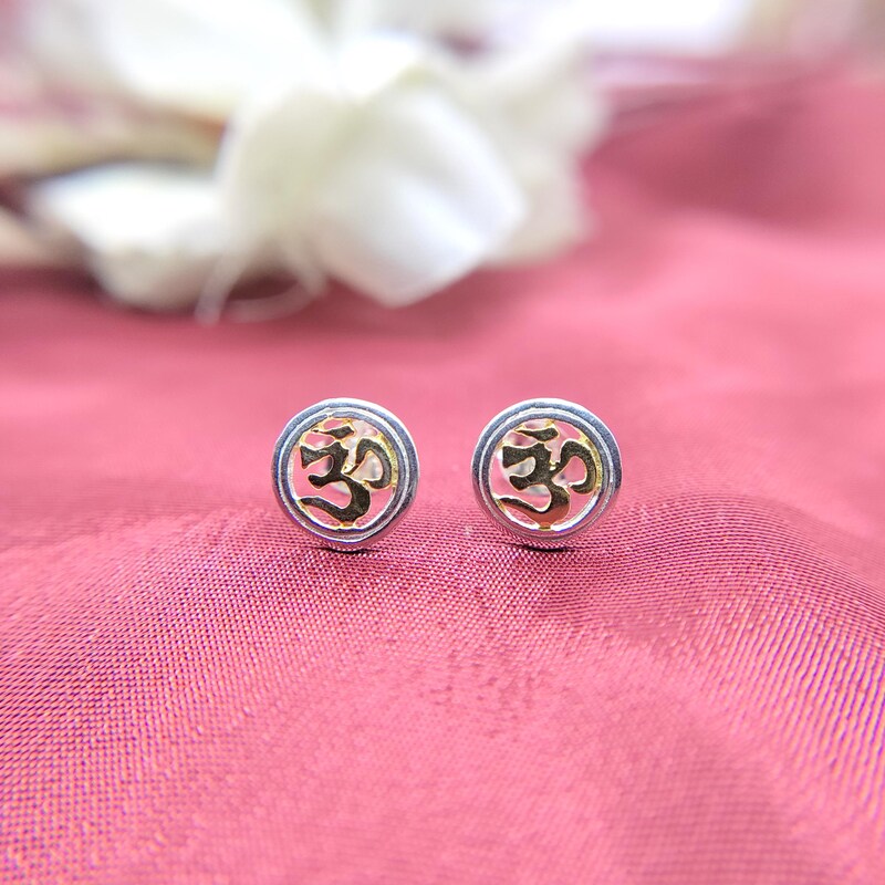 Om Earrings - Etsy