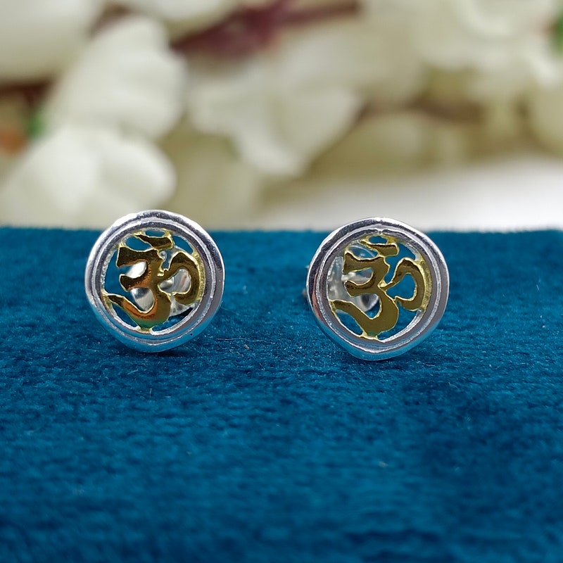 Om Earrings - Etsy