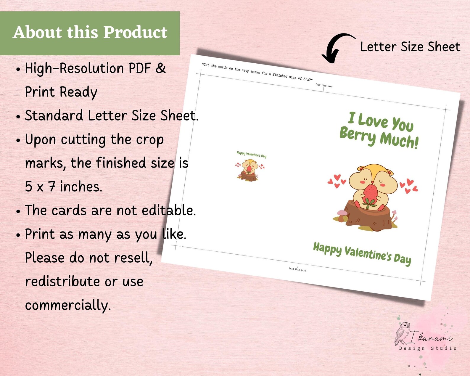 Printable, Funny Animal Pun, Valentine's Greeting Card, Instant Digital ...