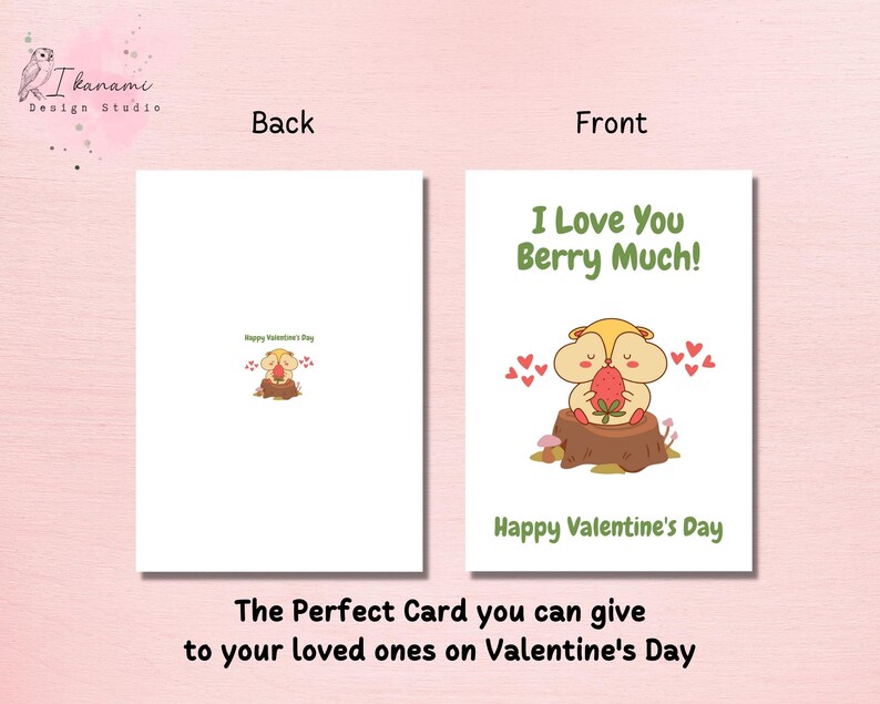 Printable, Funny Animal Pun, Valentine's Greeting Card, Instant Digital ...