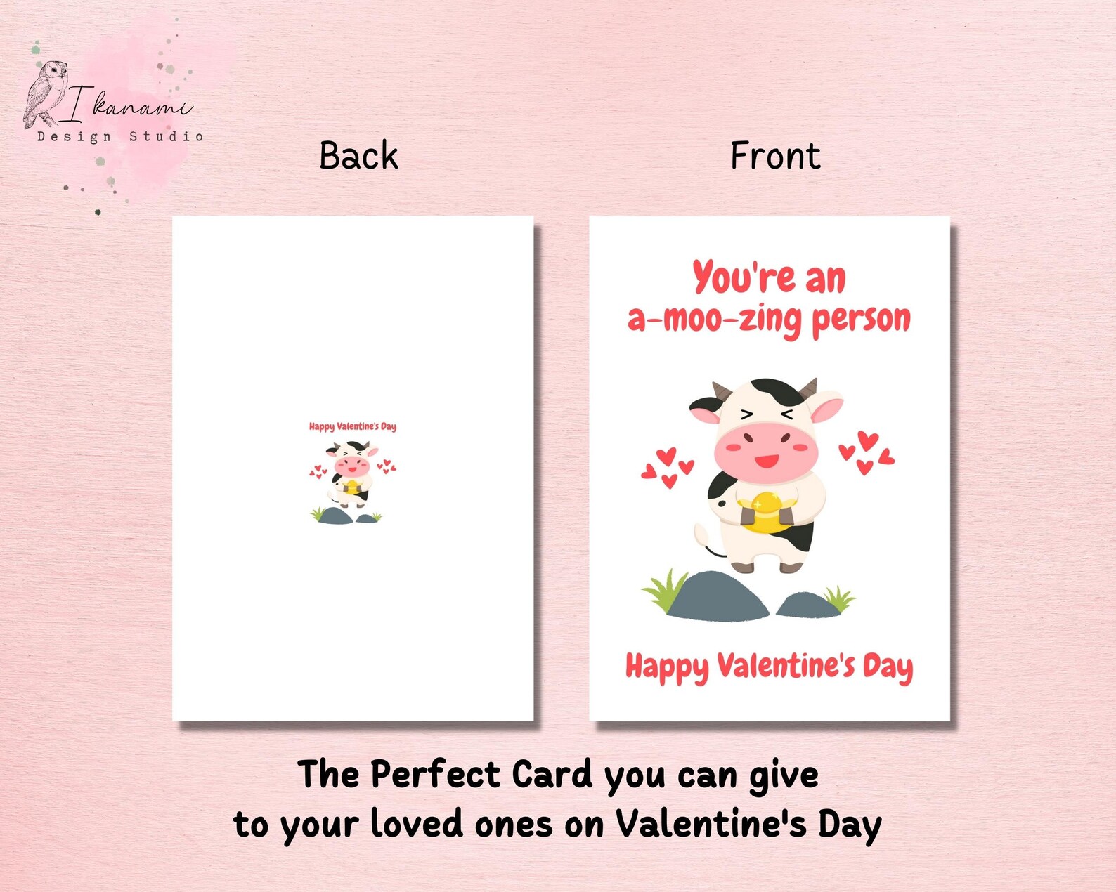 Printable, Funny Animal Pun, Valentine's Greeting Card, Instant Digital ...