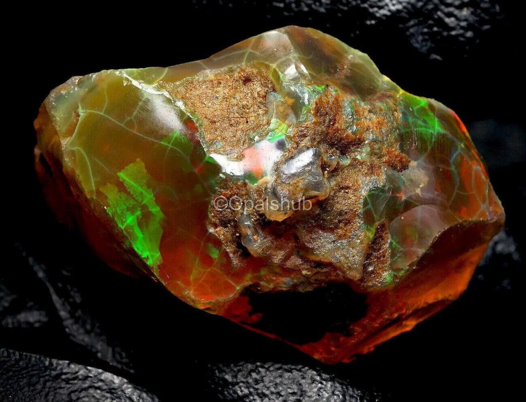 80.00 Cts Specimen Fire Opal Gemstone/ Opal Rough/ Opal Stone/ Natural ...