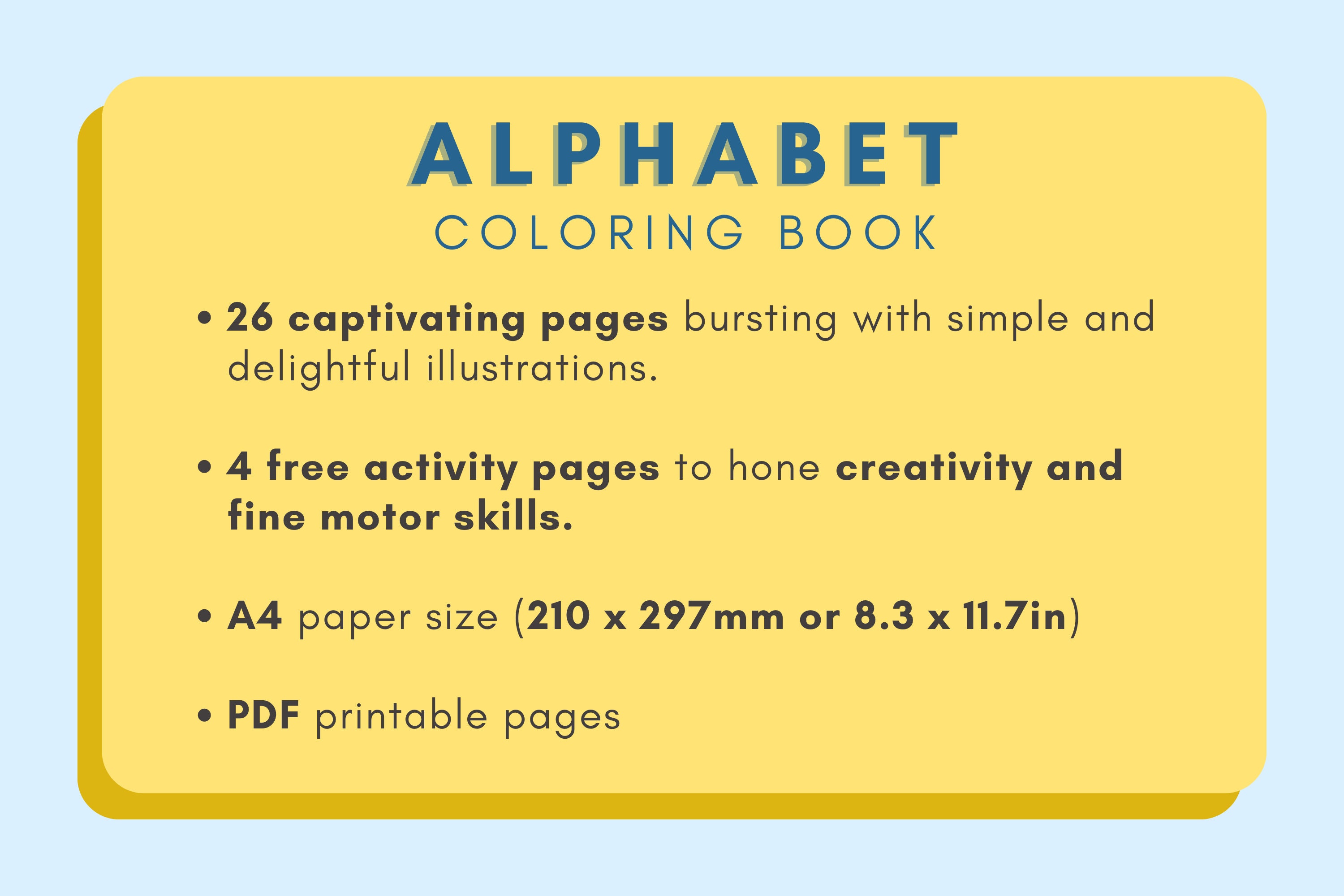 Printable Children's Alphabet Coloring Sheets | Activity Sheets | Busy ...