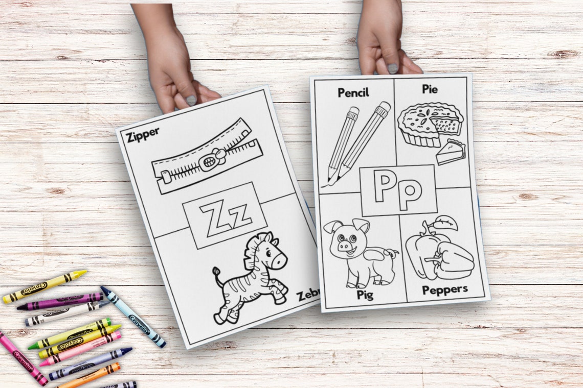 Printable Children's Alphabet Coloring Sheets | Activity Sheets | Busy ...
