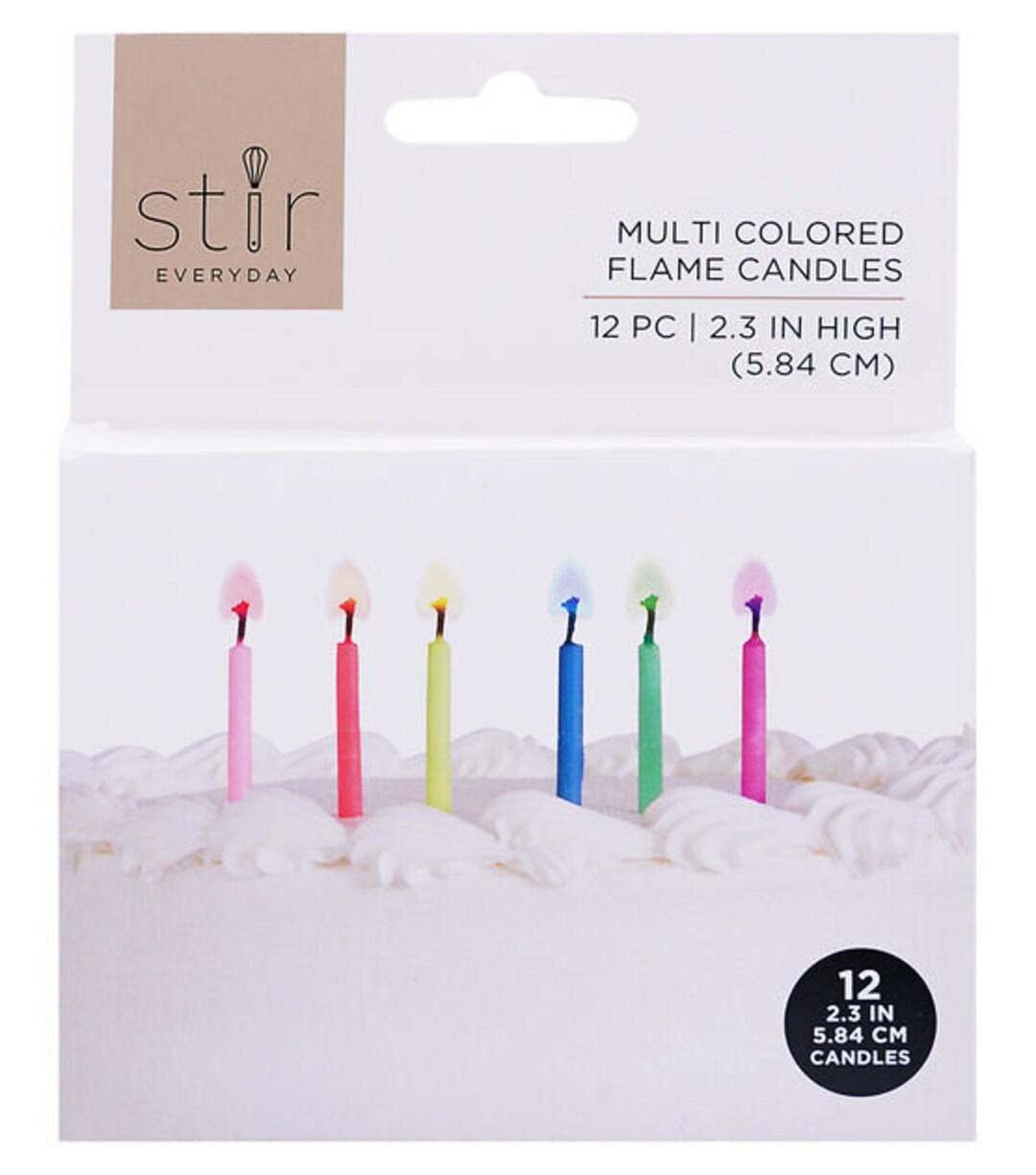 Colored Flame Candles - 3 Color Options Available - Etsy