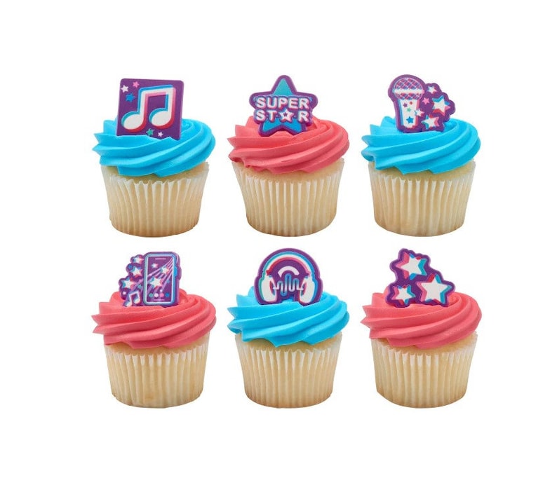 Super Star Cupcake Rings - Etsy