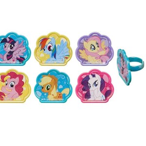 My Little Pony Cupcake Rings - Etsy