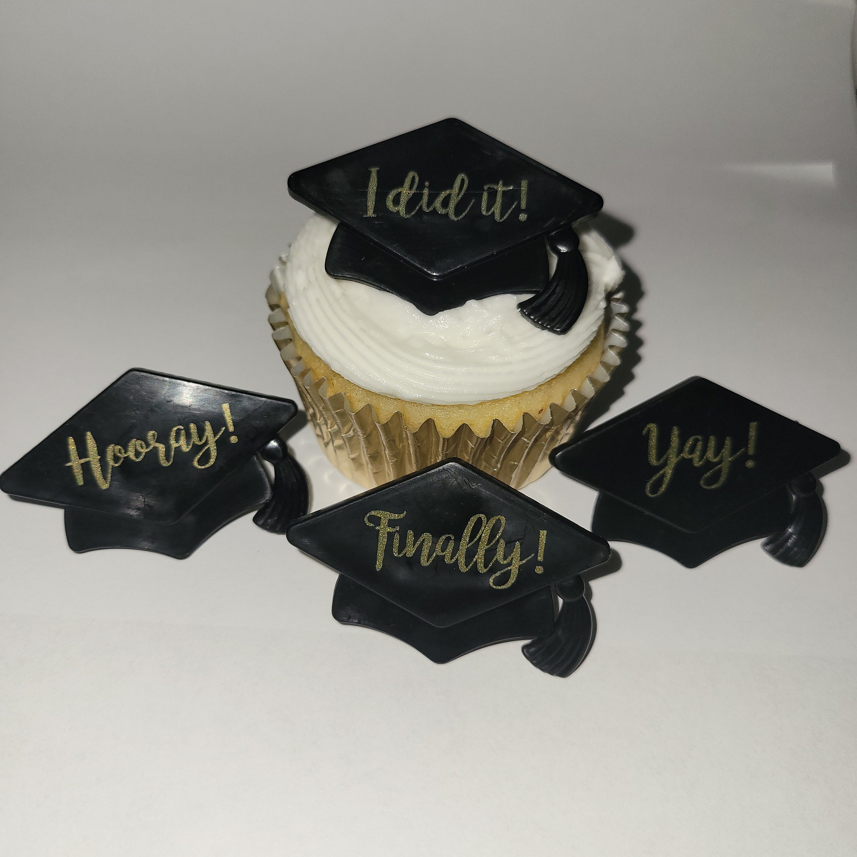 Graduation Cupcake Rings - Etsy