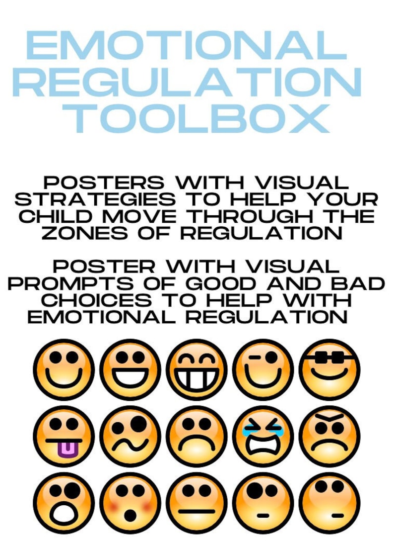 Occupational Therapy Self-regulation Posters - Etsy