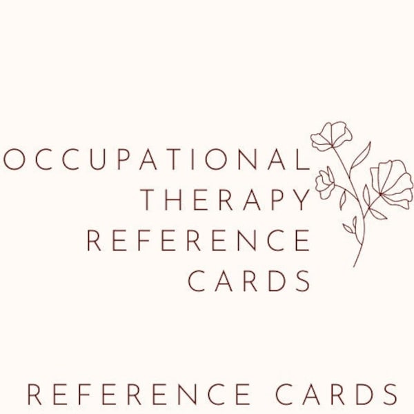 Reference Cards - Etsy