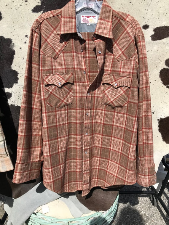 Vintage western flannel shirt - Gem