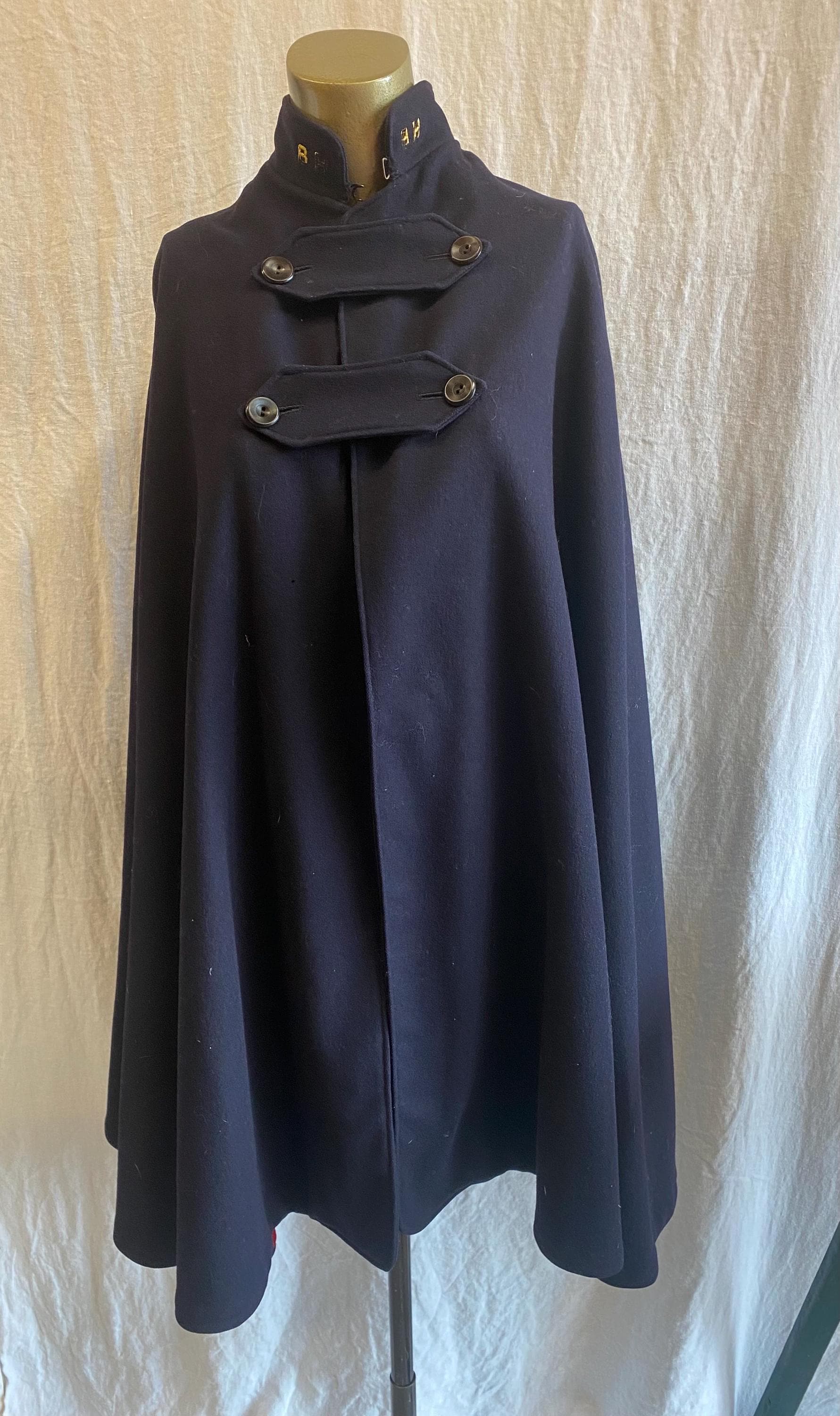 WW2 US Navy Nurses Wool Cape. 1940s Vintage. Great Condition for Age ...