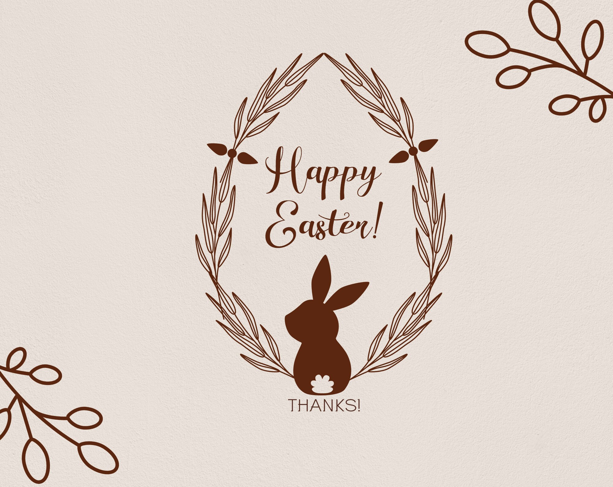 Easter Frame Svg, Boho Easter Clipart, Easter Bunny Svg, Boho Frame ...
