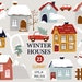 Winter House Clipart, City Houses SVG, Home Clipart, Christmas Car SVG ...
