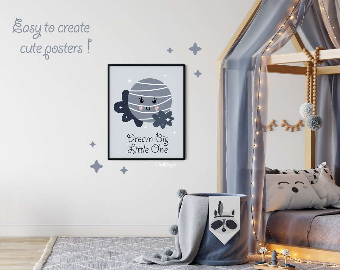 Moon Clipart, Good Night SVG, Moon PNG, Sweet Dreams, Planet Clipart ...
