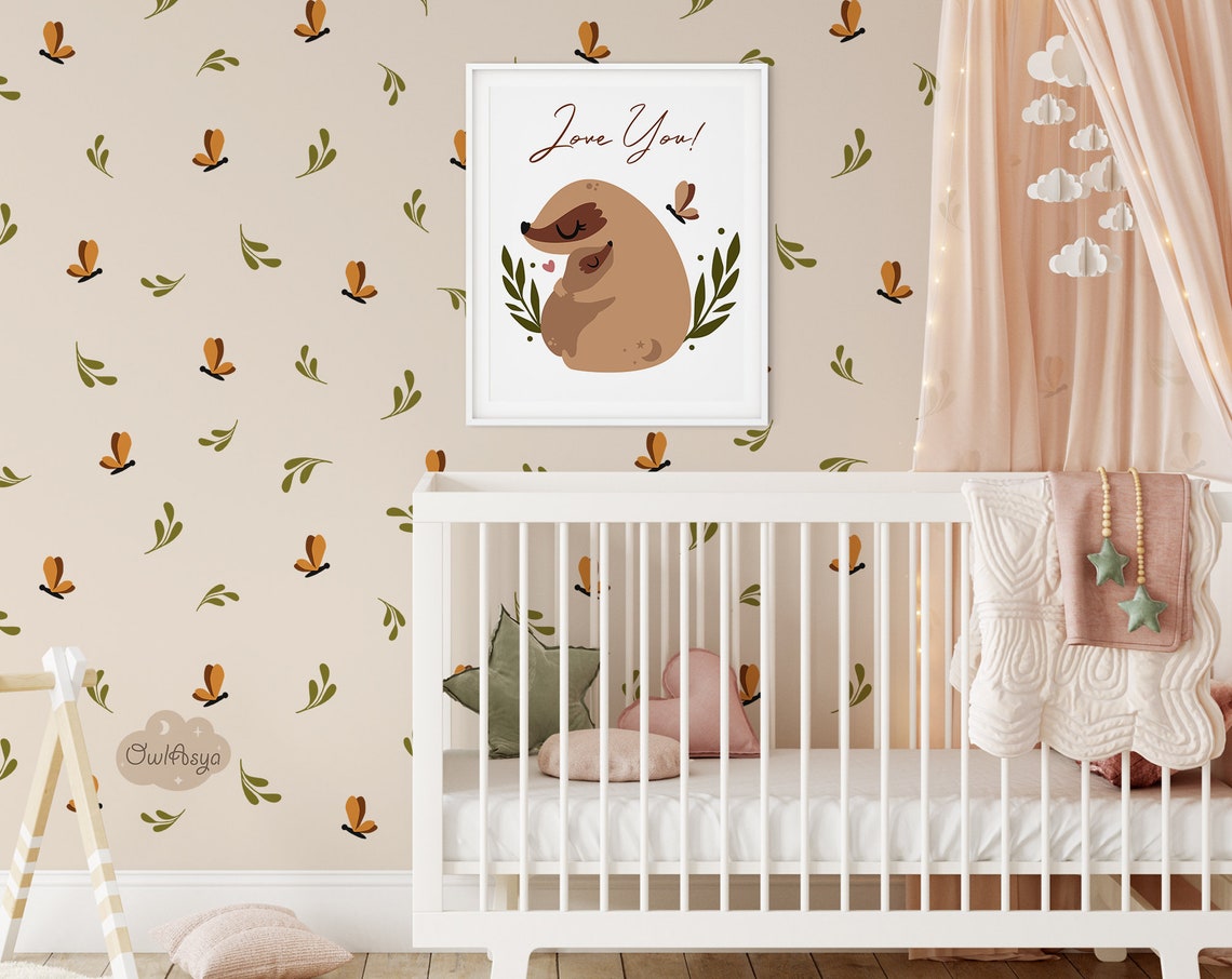 Animals Clipart, Mother and Baby Svg, Woodland Animals PNG, Boho Animal ...