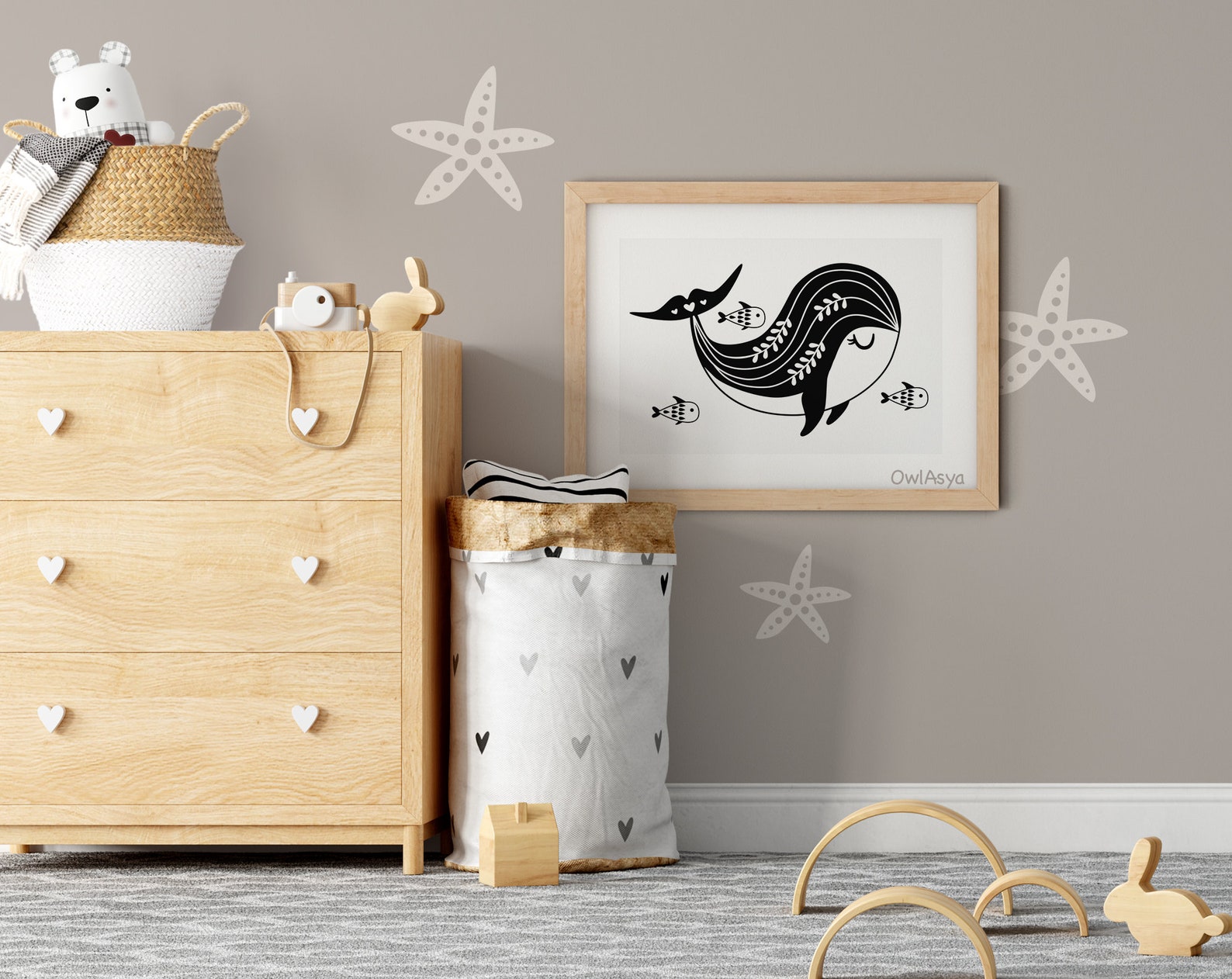 Ocean Animals SVG, Black Sea Animals Clipart, Doodle Whale PNG, Sea ...