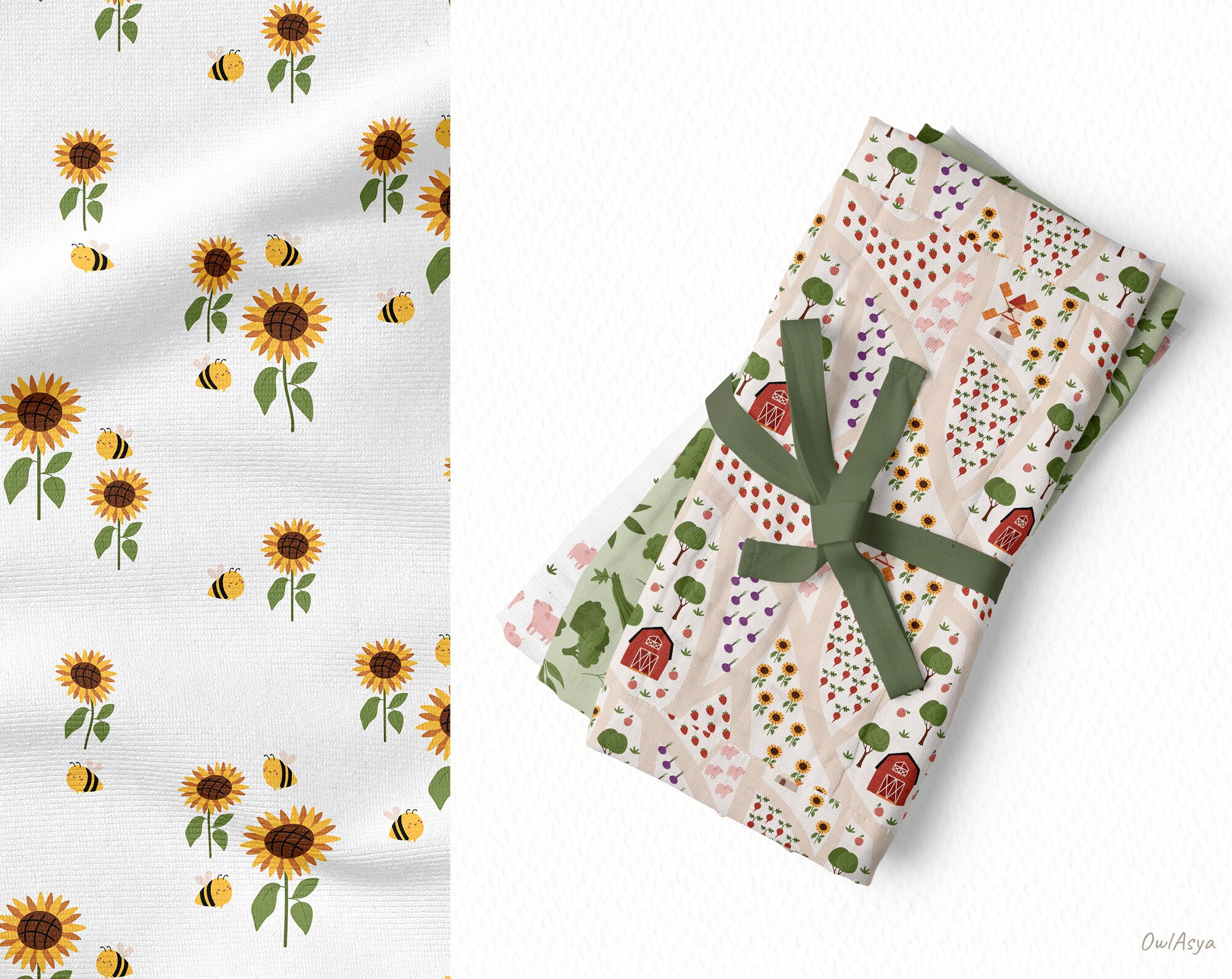 Farm Life Animals Digital Paper, Animals Seamless Pattern, Farm ...