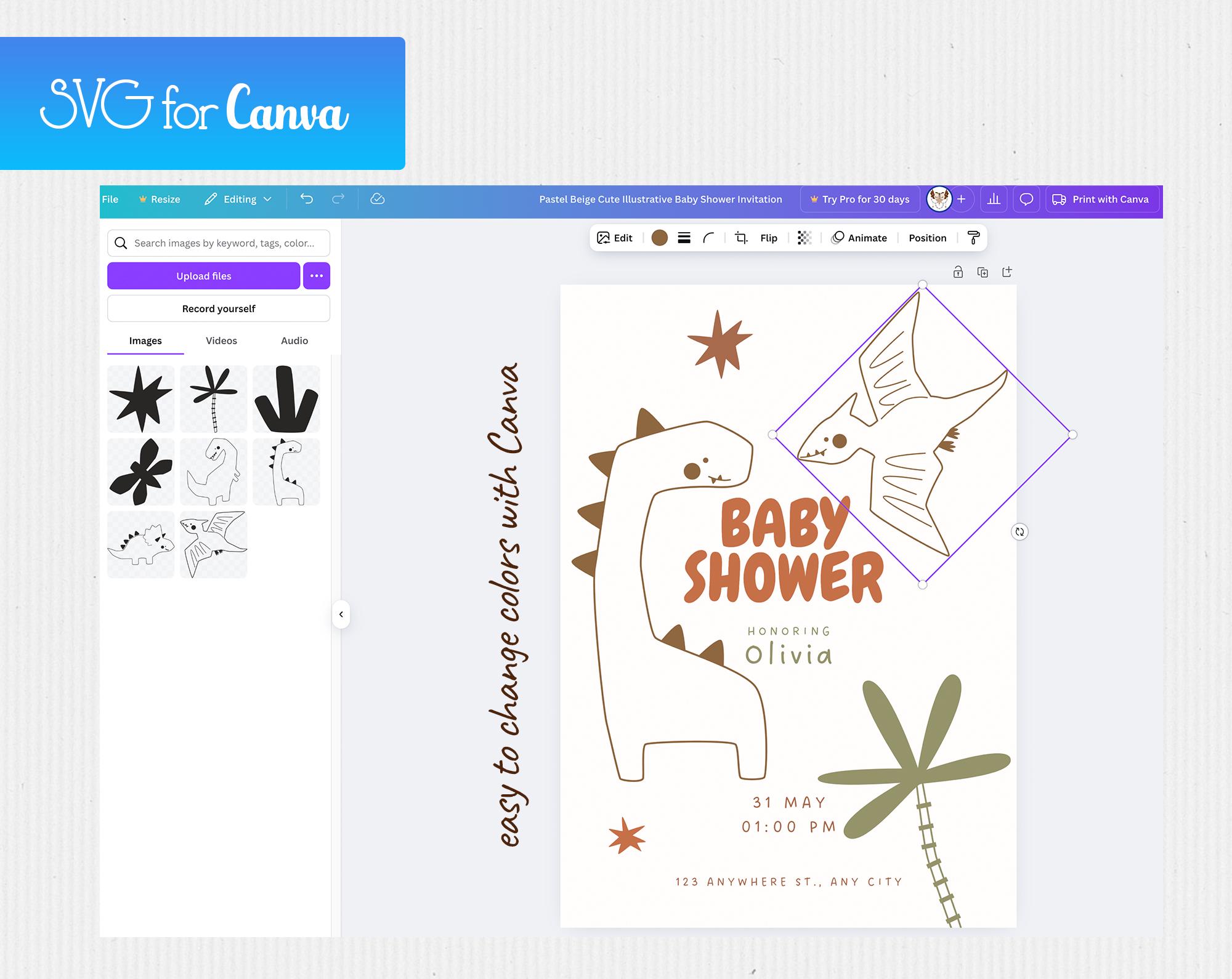 Hand Drawn Dinosaurs Line Clipart, Black Outline Dino Animals SVG ...