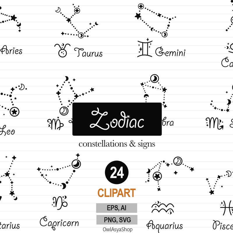 Constellation Svg - Etsy