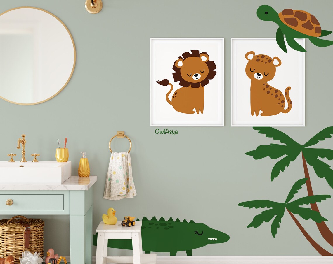 Animals World SVG, Jungle Animals Clipart, Sea Animals PNG, Woodland ...