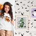 Dino Halloween Clipart Cute Ghost SVG Halloween Dinosaur - Etsy