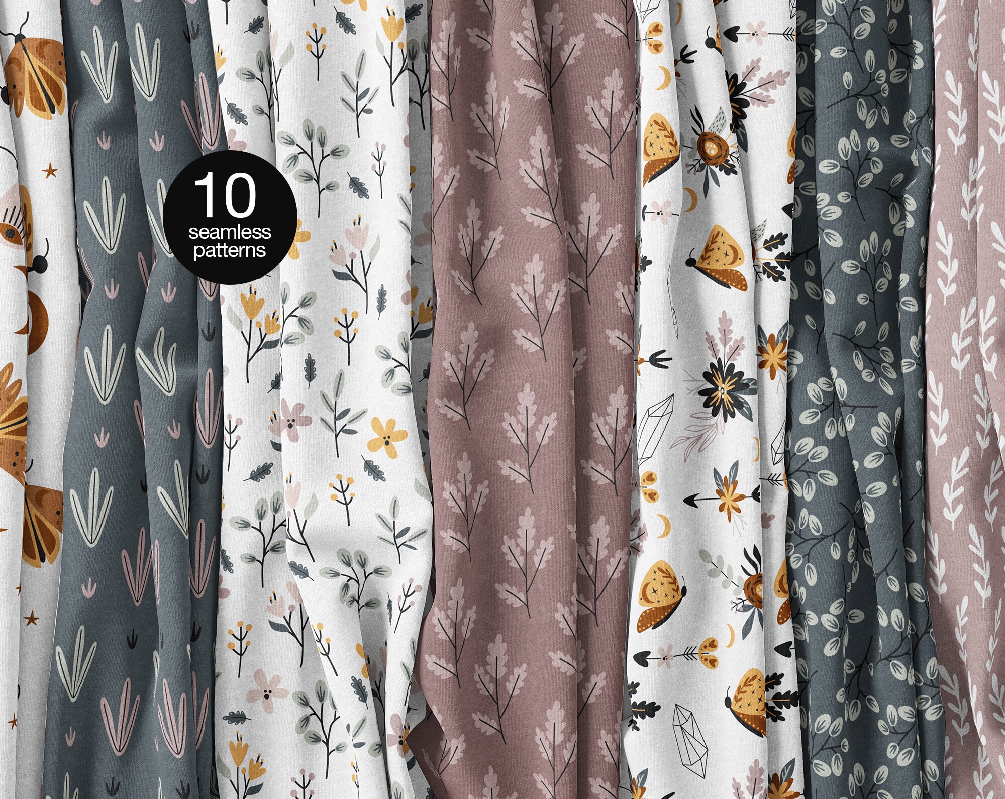 Floral Digital Paper, Spring Seamless Pattern, Flowers Printable ...