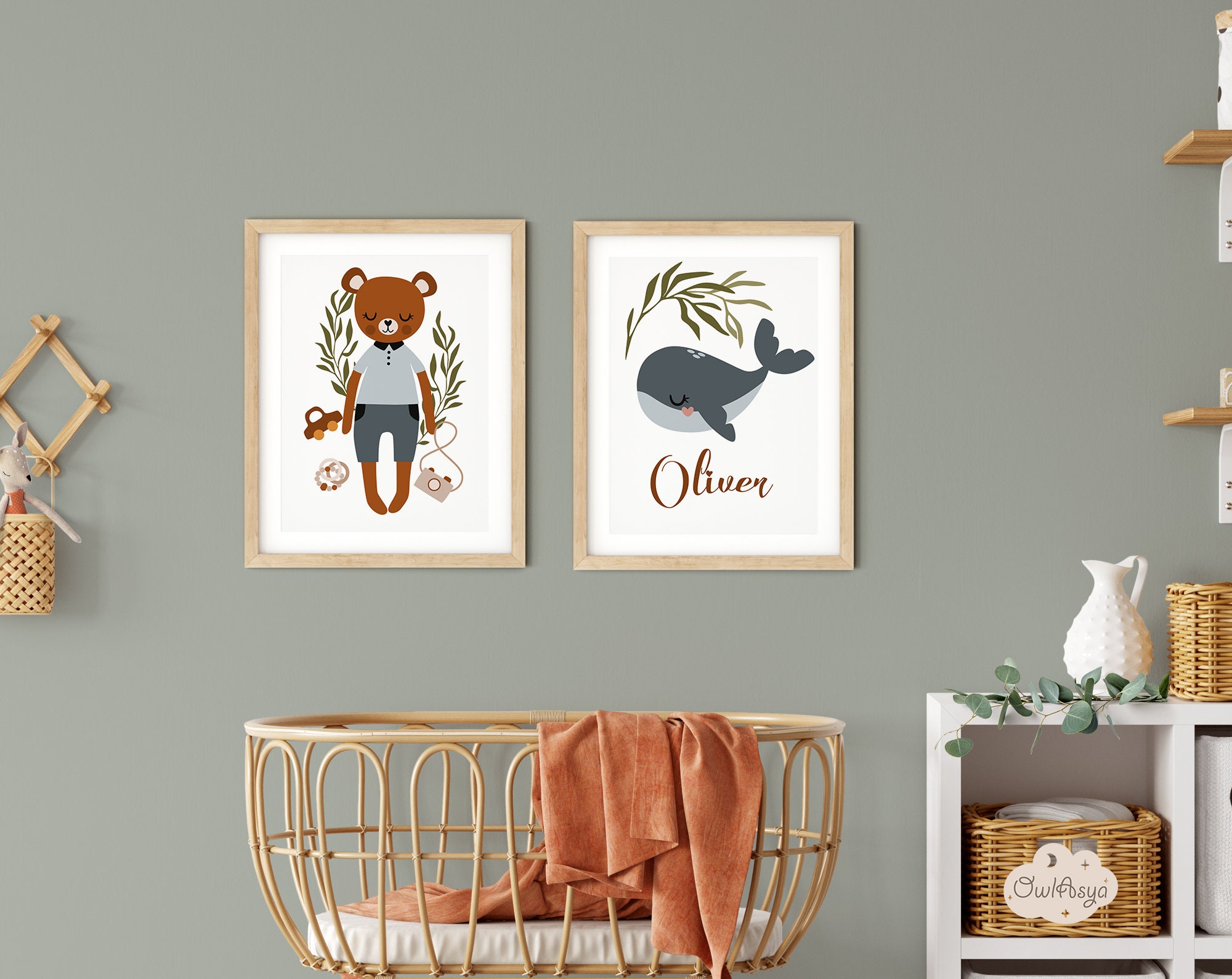 Bohemian Clipart, Boho Animals SVG, Baby Shower Clipart, Newborn Boho ...