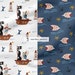 Pirate Animals Digital Paper, Pirate Seamless Pattern, Sea Life ...