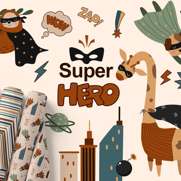 Super Hero Paper - Etsy