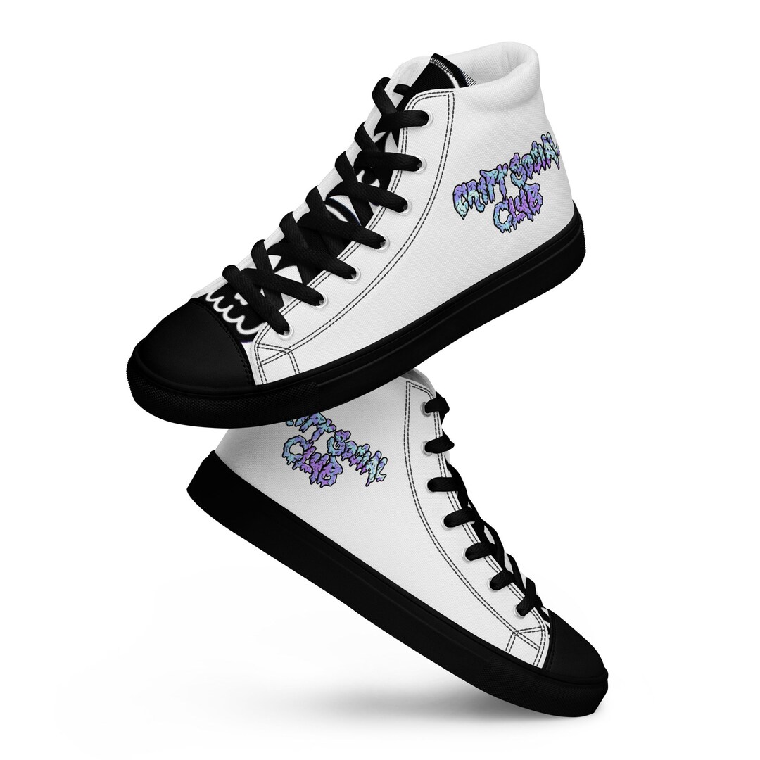 Crypt Social Club Mens High Top Canvas Shoes Design, Personalized High ...