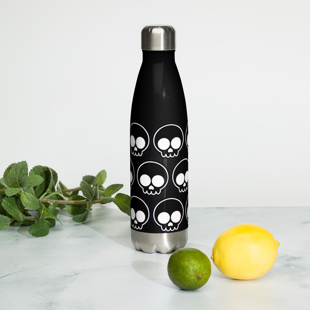 Personalized Stainless Steel Water Bottle, 17oz Double Walled Stainless ...