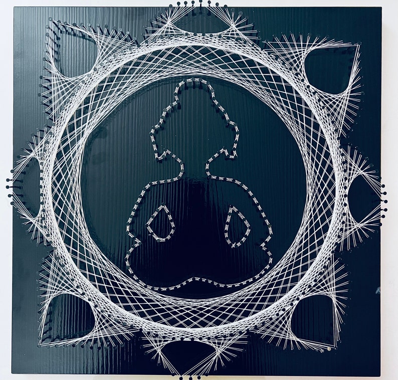 Lord Buddha String Art Home Decor - Etsy