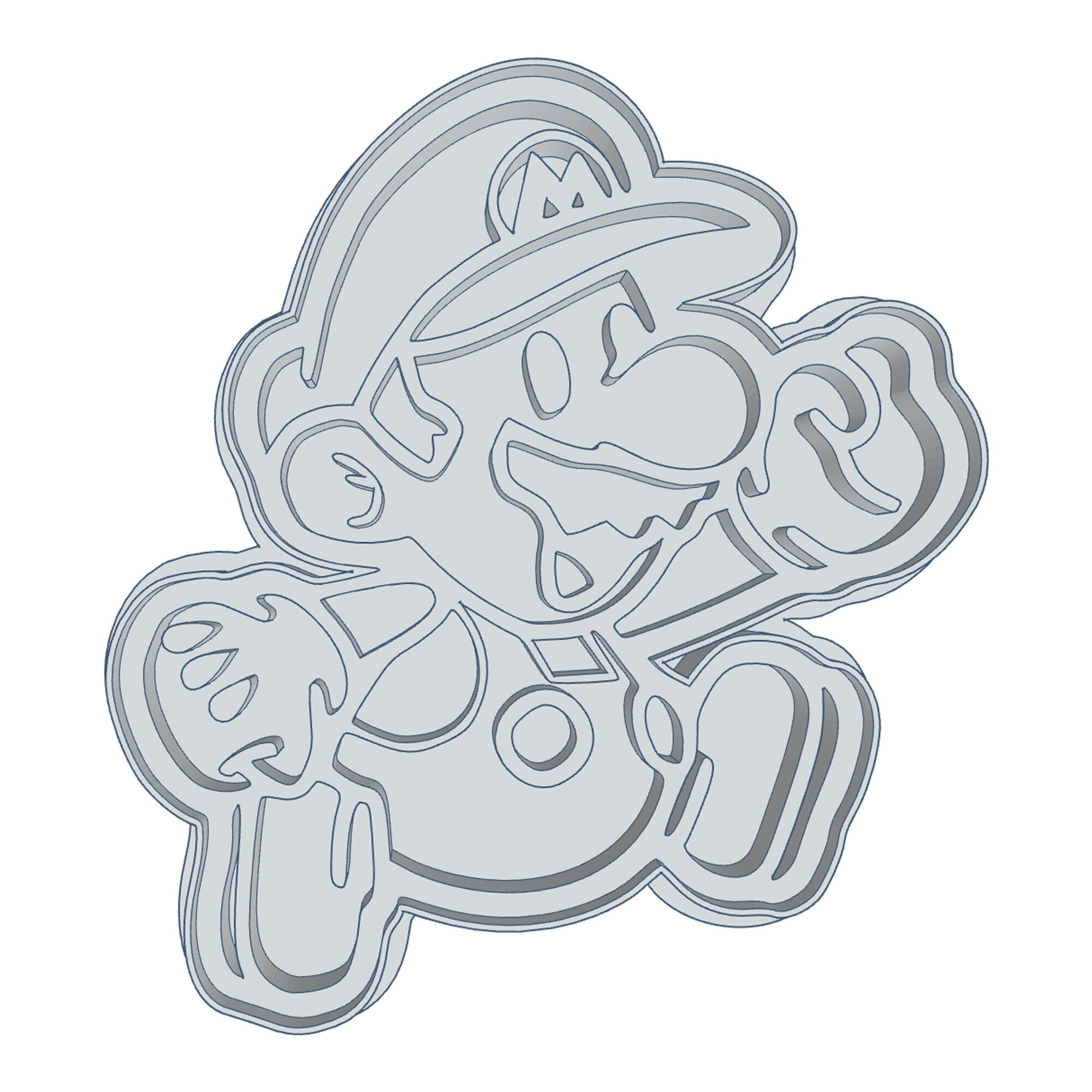 Mario - Luigi - Yoshi -princess Peach and MORE! - Cookie Cutter ...