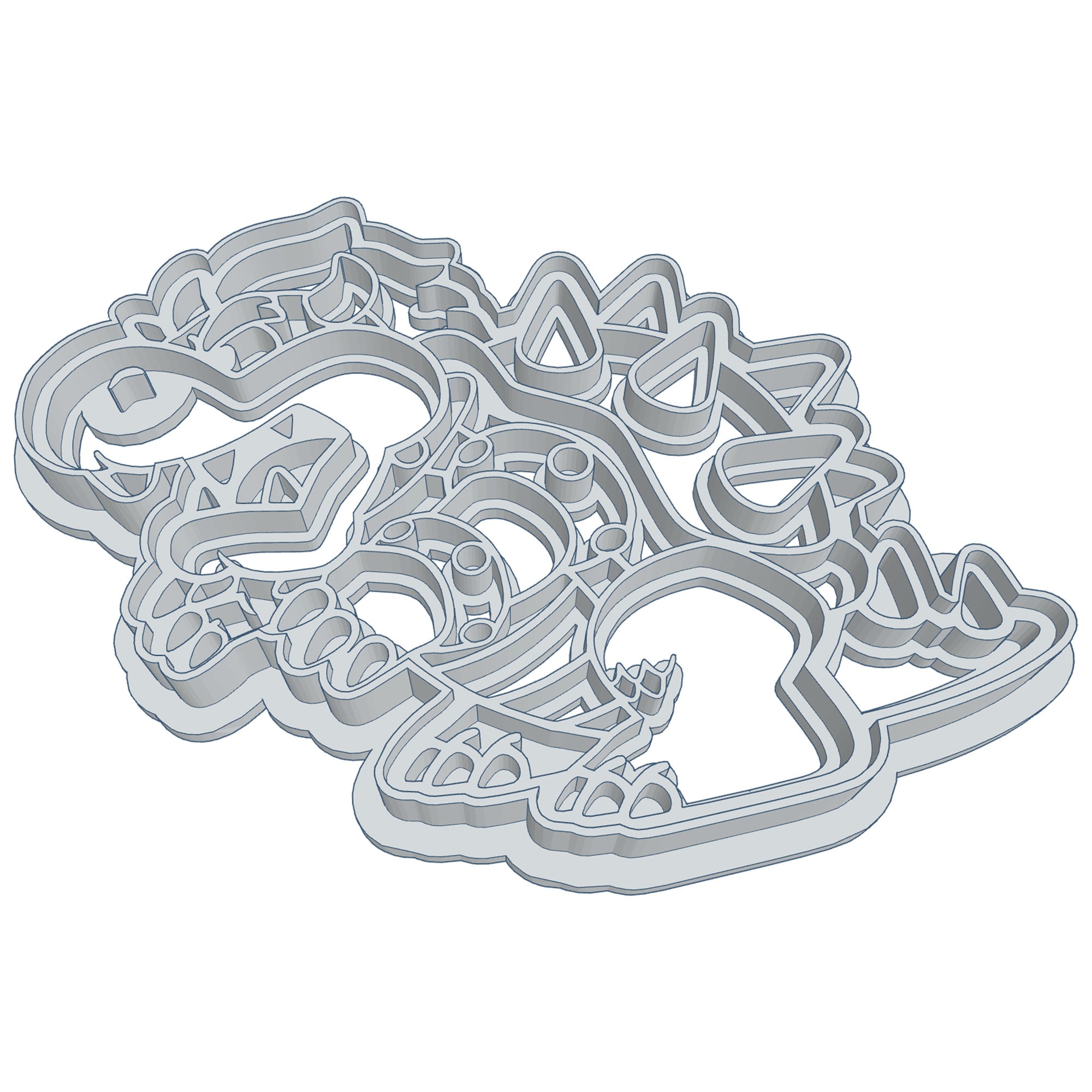 Villains (bowser, Bowser Jr, King Boo, Goomba) - Cookie Cutter ...