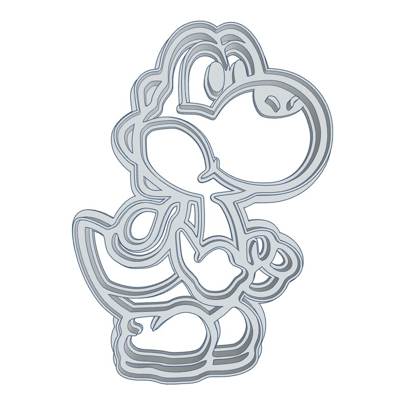 Mario - Luigi - Yoshi -princess Peach and MORE! - Cookie Cutter ...