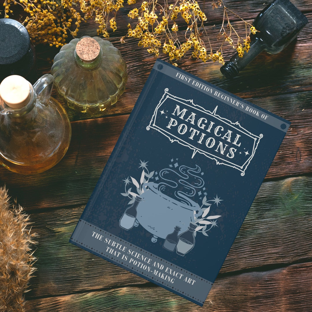 Potions Notebook, Magical Wizardry Witches Notebook, Hogwarts Inspired ...