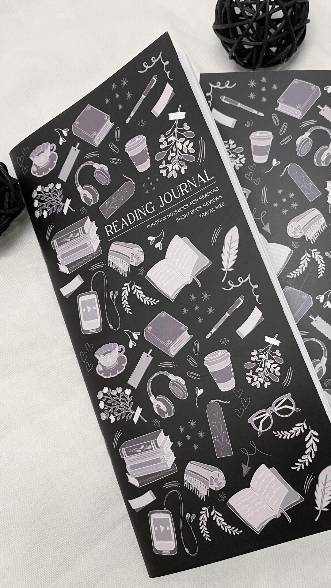 Reading Tracker Book Journal, Mini Journal, 30 Books, Travel Reading ...