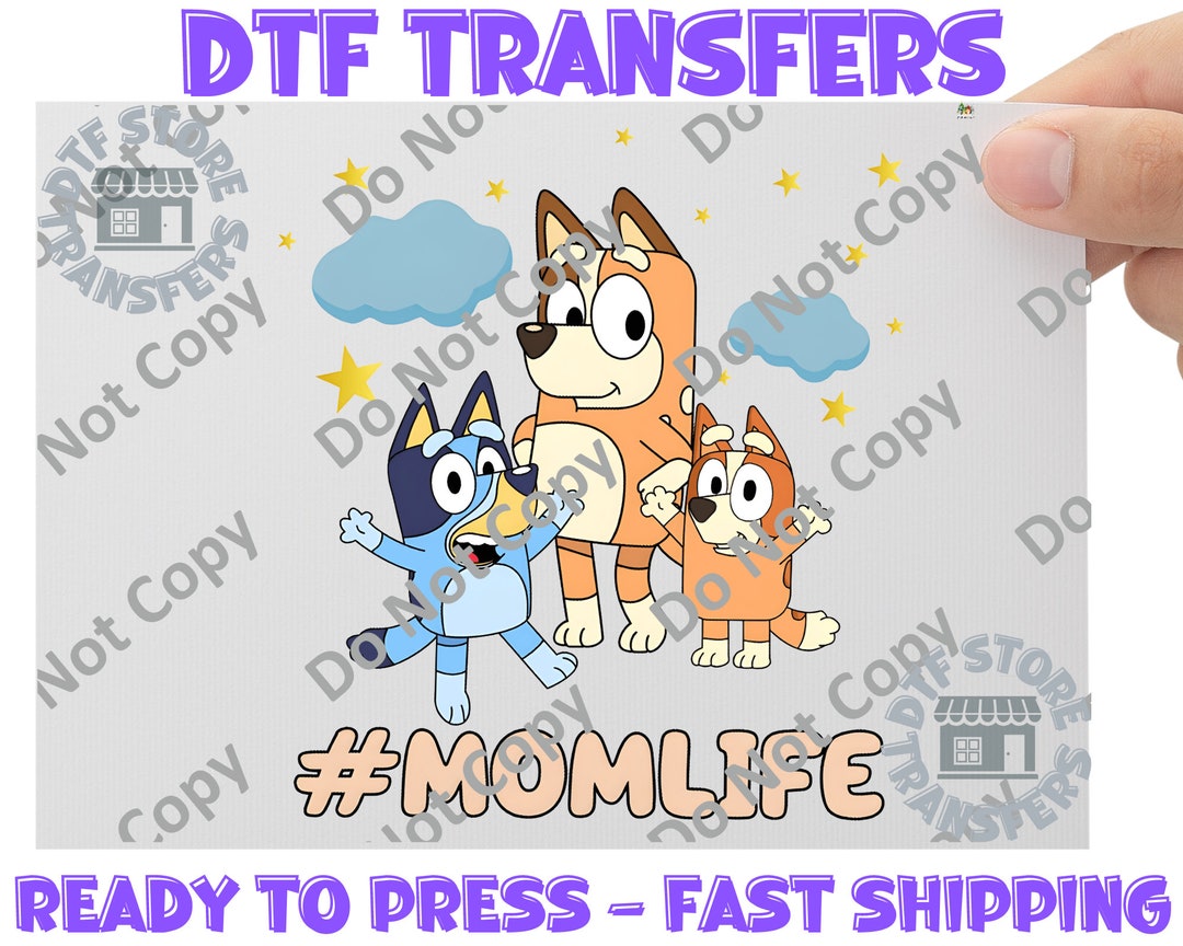 Cartoons DTF Ready to Press Direct to Film DTF Transfer - Etsy