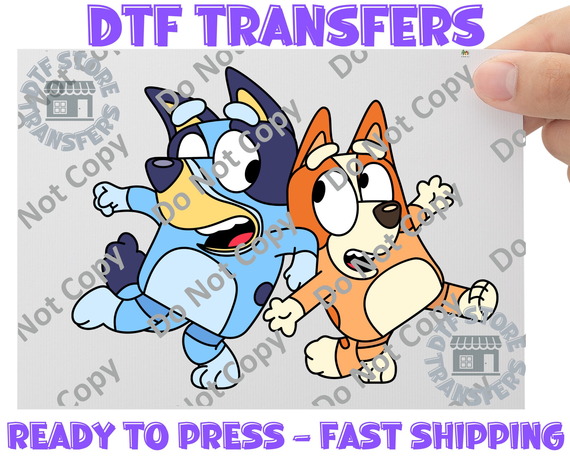 Cartoons DTF Ready to Press Direct to Film DTF Transfer - Etsy