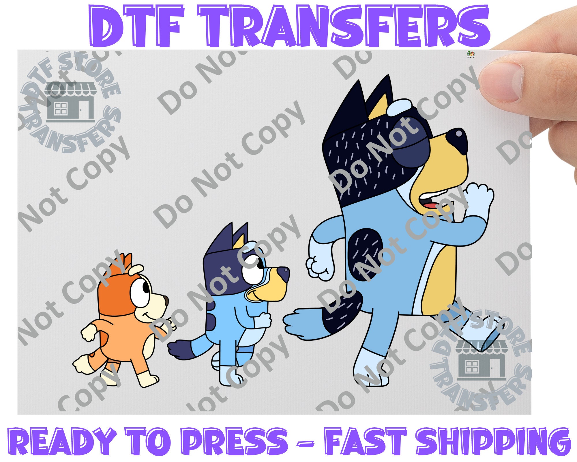 Cartoons DTF Ready to Press Direct to Film DTF Transfer - Etsy