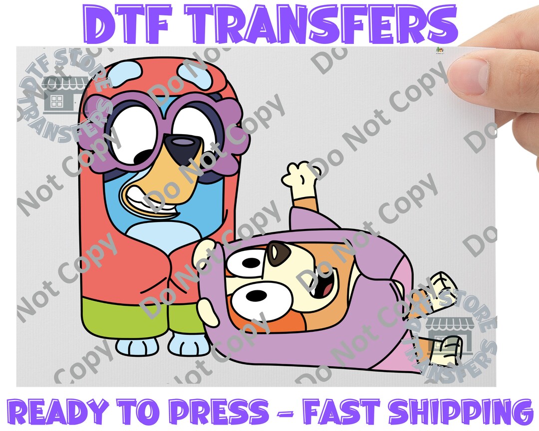 Cartoons DTF Ready to Press Direct to Film DTF Transfer - Etsy