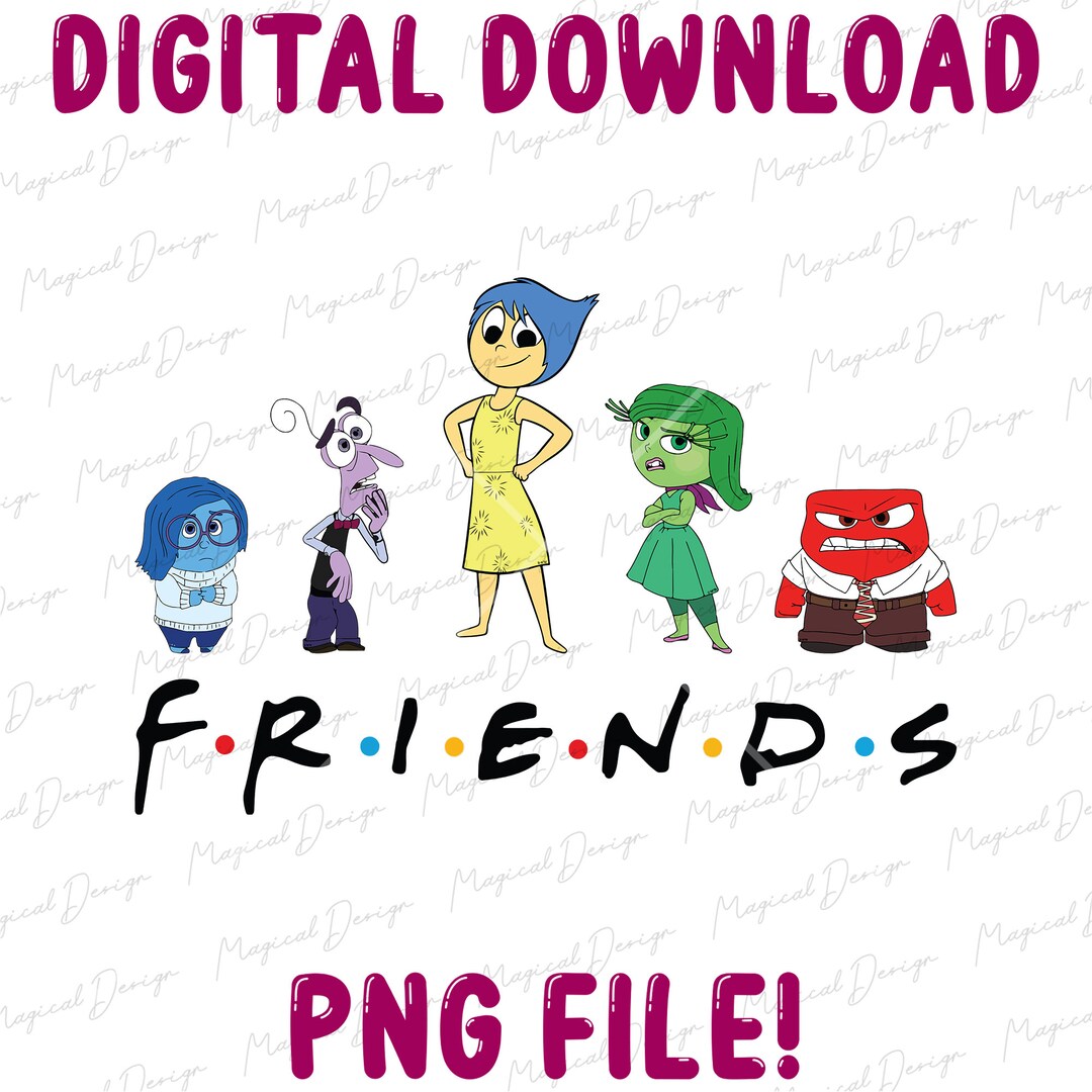 Inside Out Friends Png, Inside Out 2 Png, Inside Out Group Matching Png ...