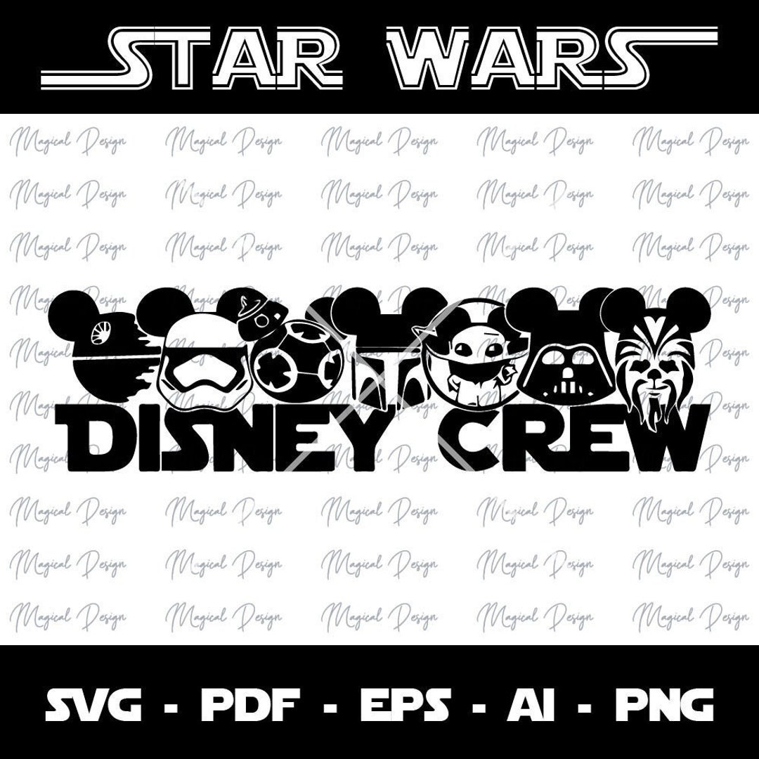 Crew Svg, Star Wars Crew Svg, Star Wars Squad Svg, Mandolorian Svg ...